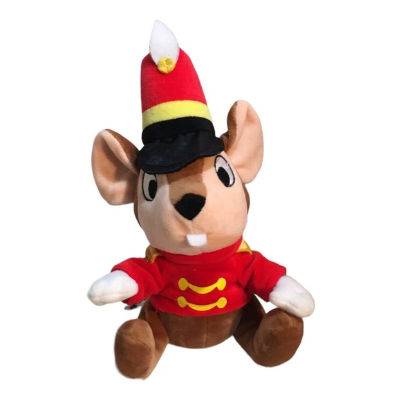 Disney | Toys | Disney Parks Timothy Q Mouse Plush From Dumbo Soft Red ...